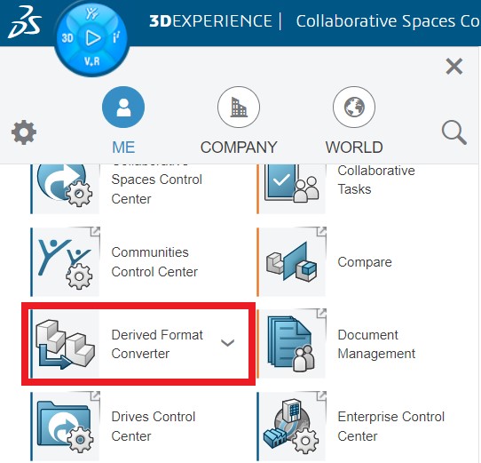 1. 3DEXPERIENCE export : STEP & PDF derived formats
