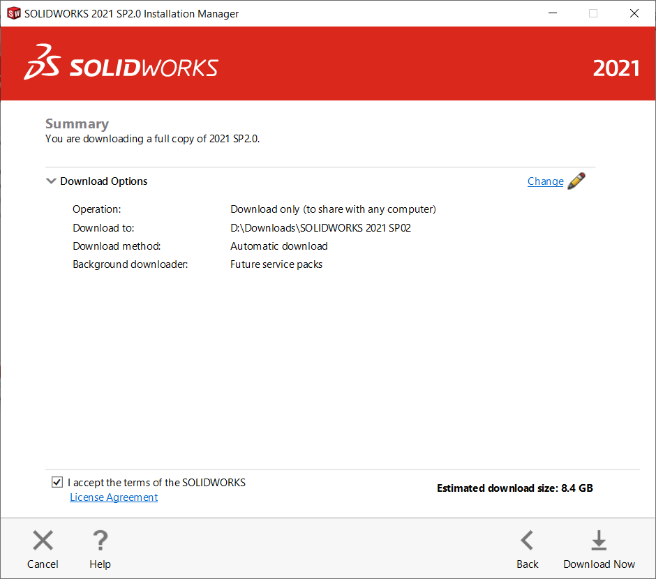 Installation de SOLIDWORKS Desktop