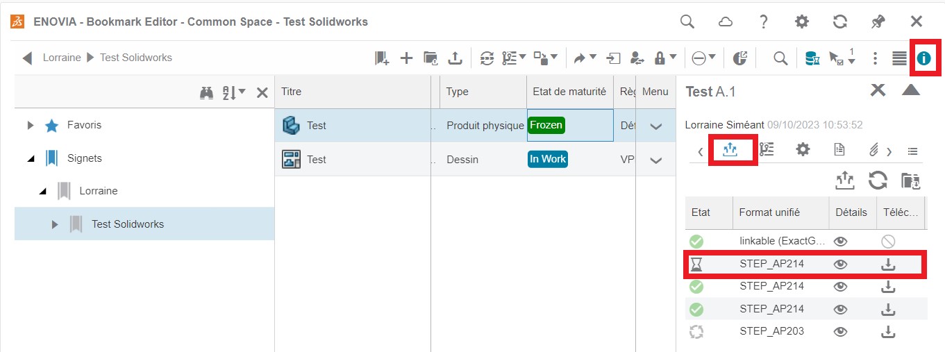 1. Export sur 3DEXPERIENCE : Conversion STEP & PDF