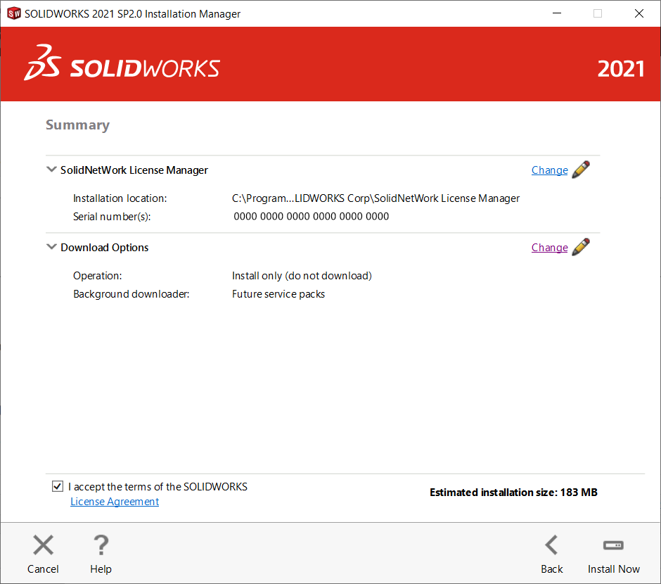 Setting SolidNetWork Licence Manager (SNL)