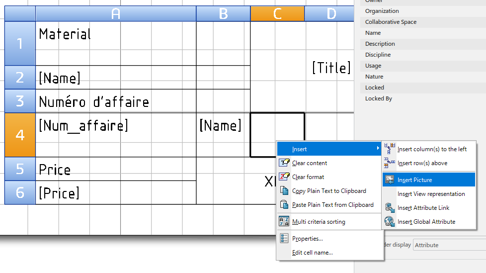 1. Custom drawing template