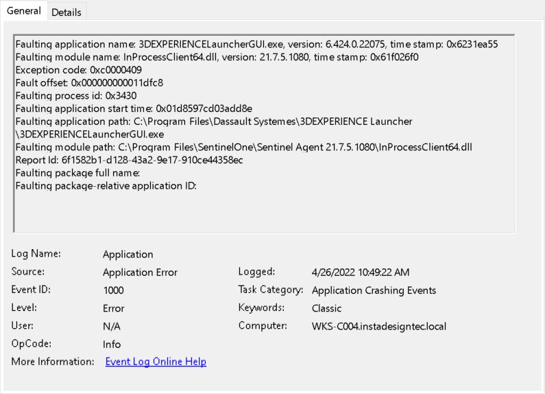 Unable to retrieve install data - fix